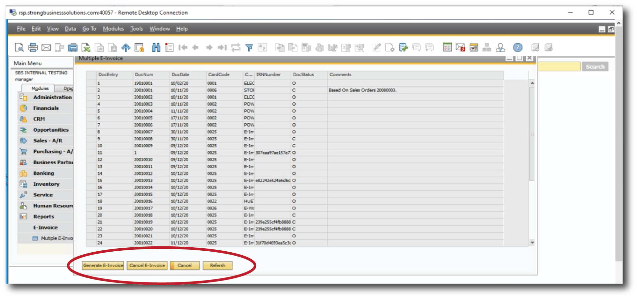 E-invoicing Add-on for SAP business one | Strong Business Solutions